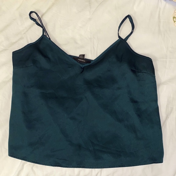 Tops | Dark Emerald Green Top | Poshmark